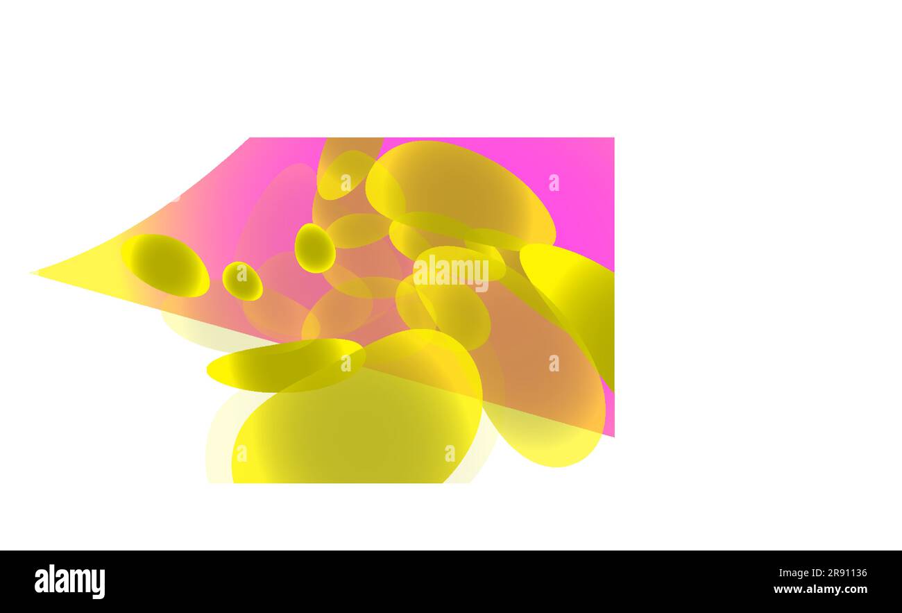 Texture of transparent yellow abstract volumetric fashion unique magic ...