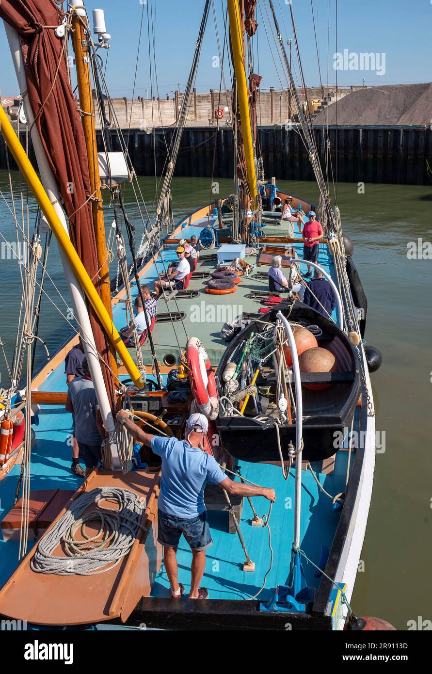 Whitstable North Kent , England UK - Greta Sailing Barge first launched ...
