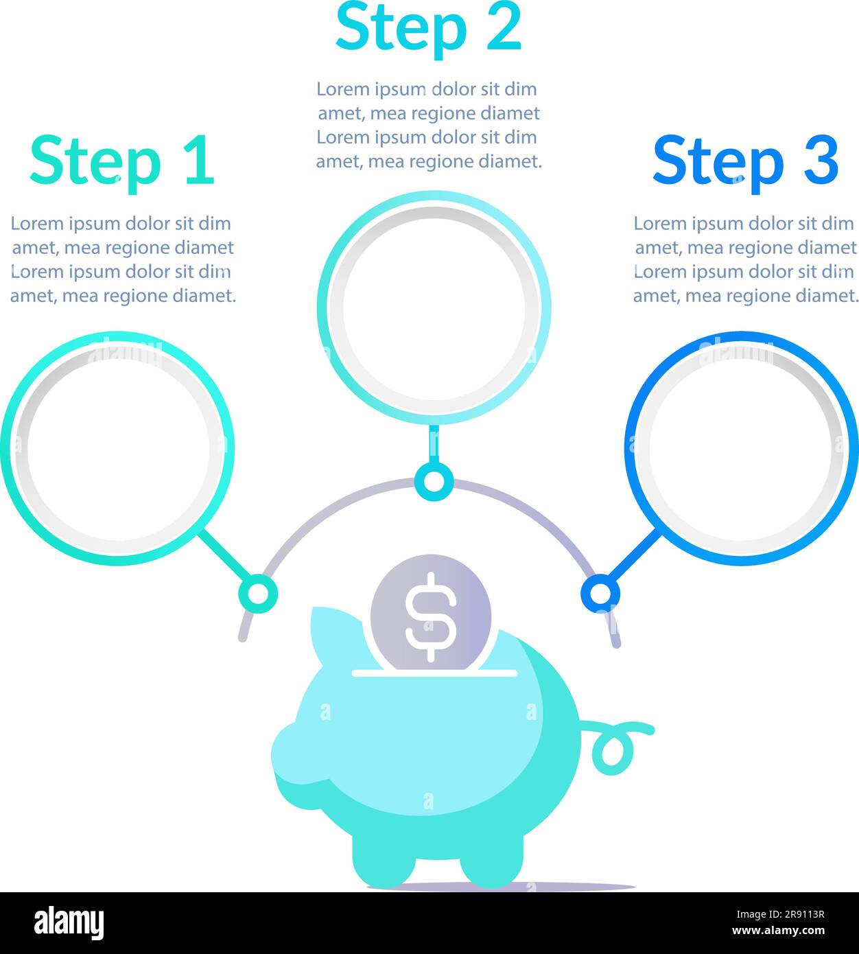 Credit scores info infographic chart design template Stock Vector Image ...