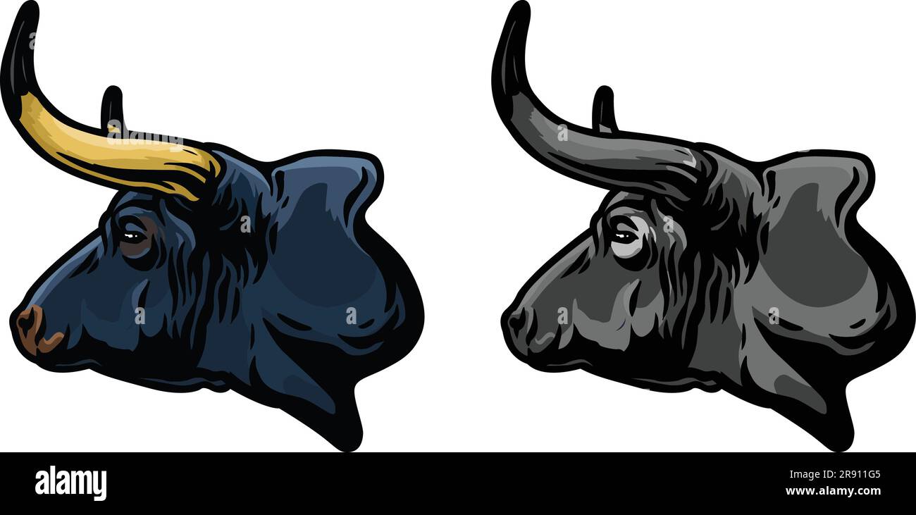 Black bull statue Cut Out Stock Images & Pictures - Alamy