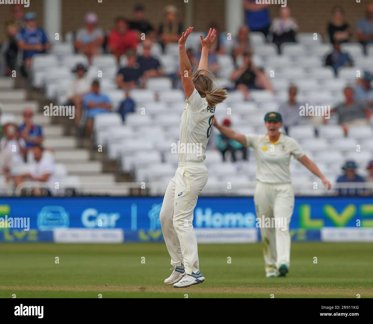 Ellyse Perry of Australia appeals during the Metro Bank Women's Ashes ...
