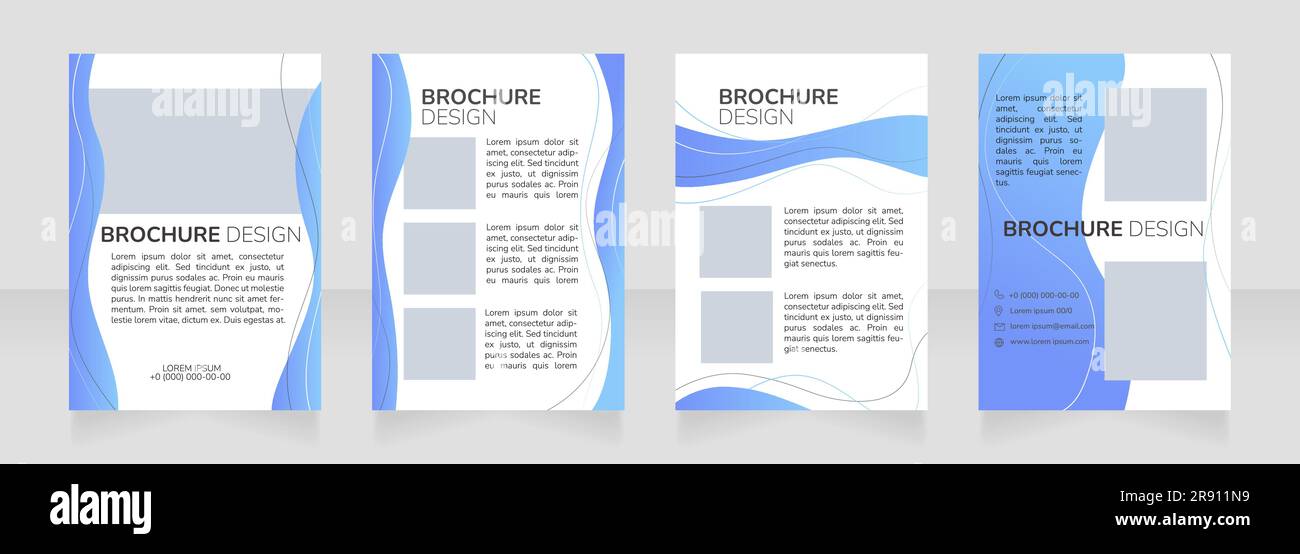 Nursing education program blank brochure design Stock Vector Image ...