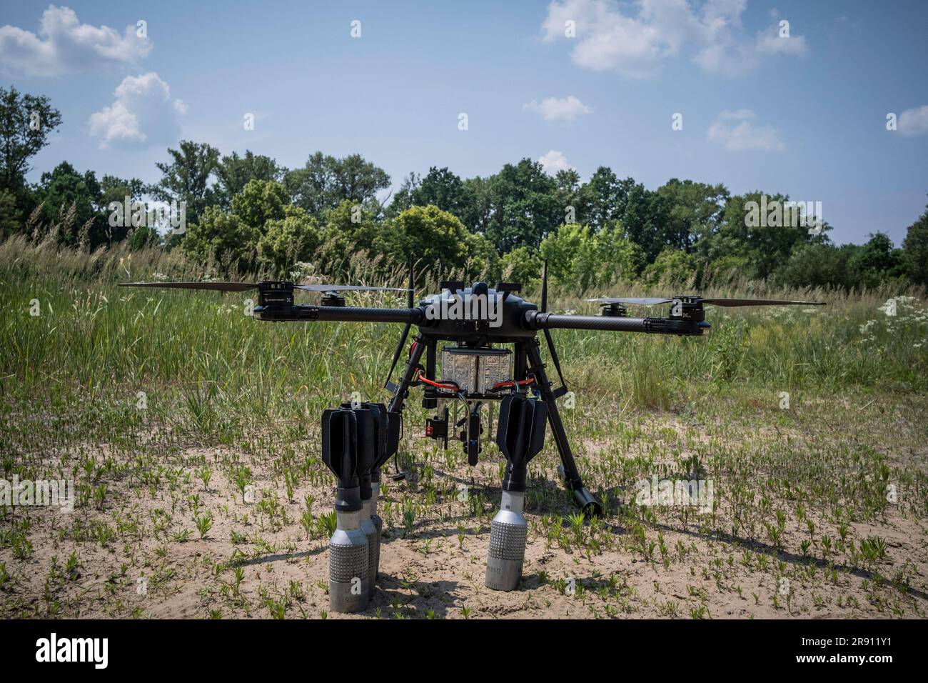 First military-grade drone from Skylab, a Ukrainian civilian drone ...