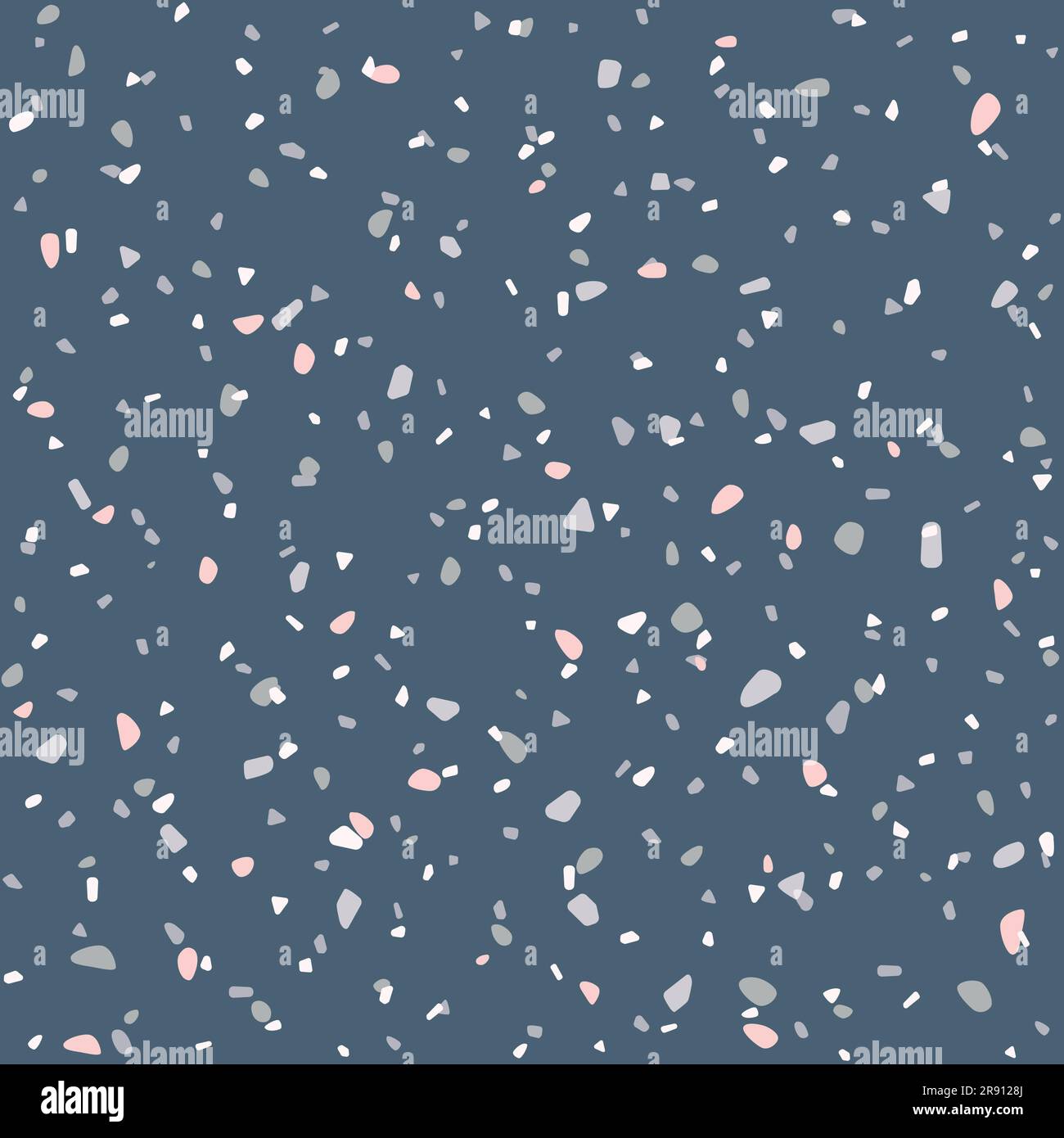 Terrazzo seamless pattern. Modern style composed of natural stone ...