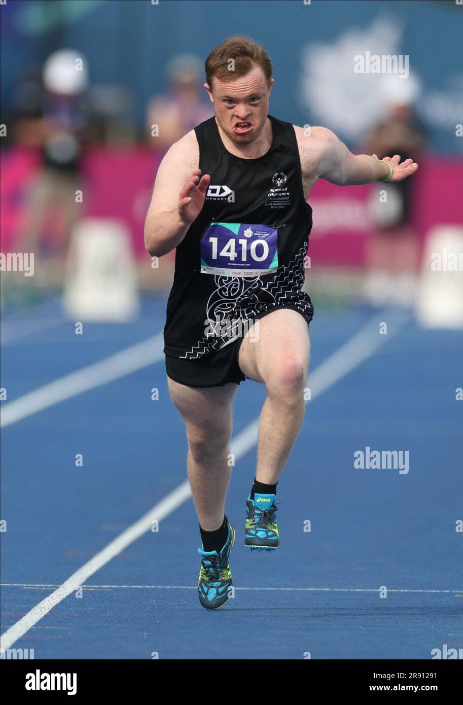 Berlin, Germany. 21st June, 2023. SO New Zeland athlete Jamie Davidson ...