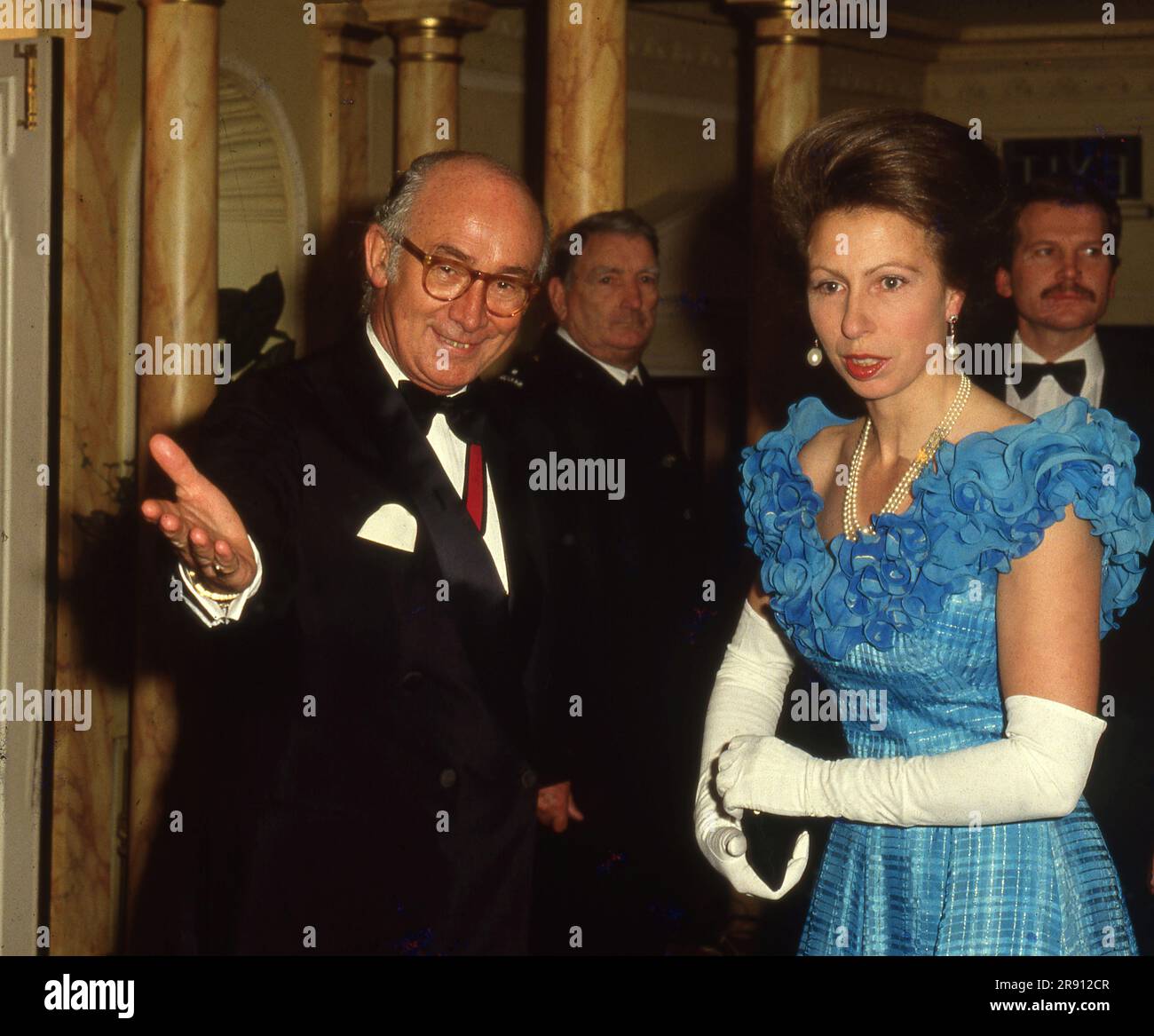 11 November 1986 Princess Anne arrives at a reception Photo by The ...