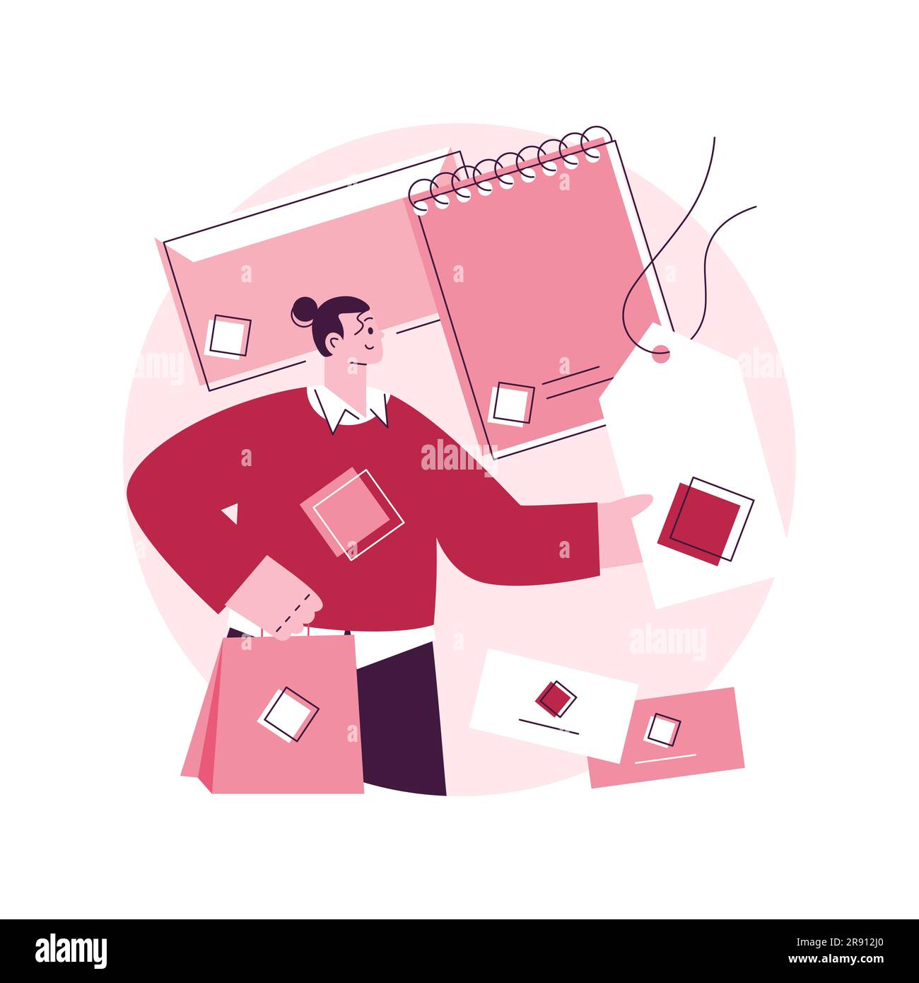 Packaging design abstract concept vector illustration. Eye-catching ...