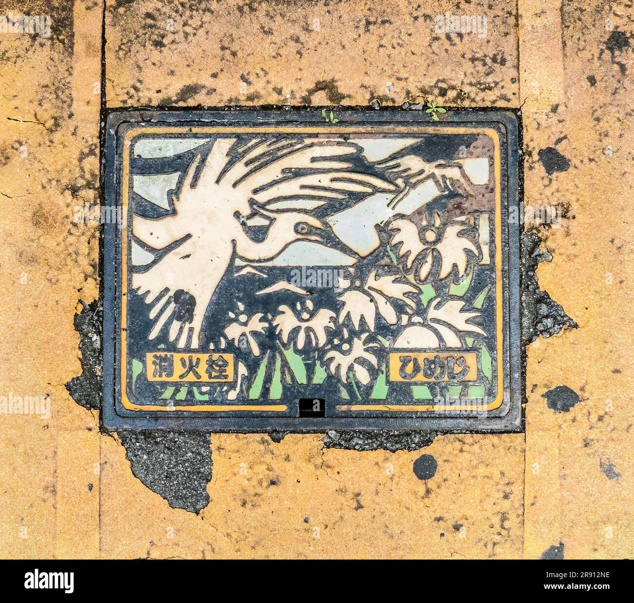 Beautiful manhole (covers Stock Photo - Alamy