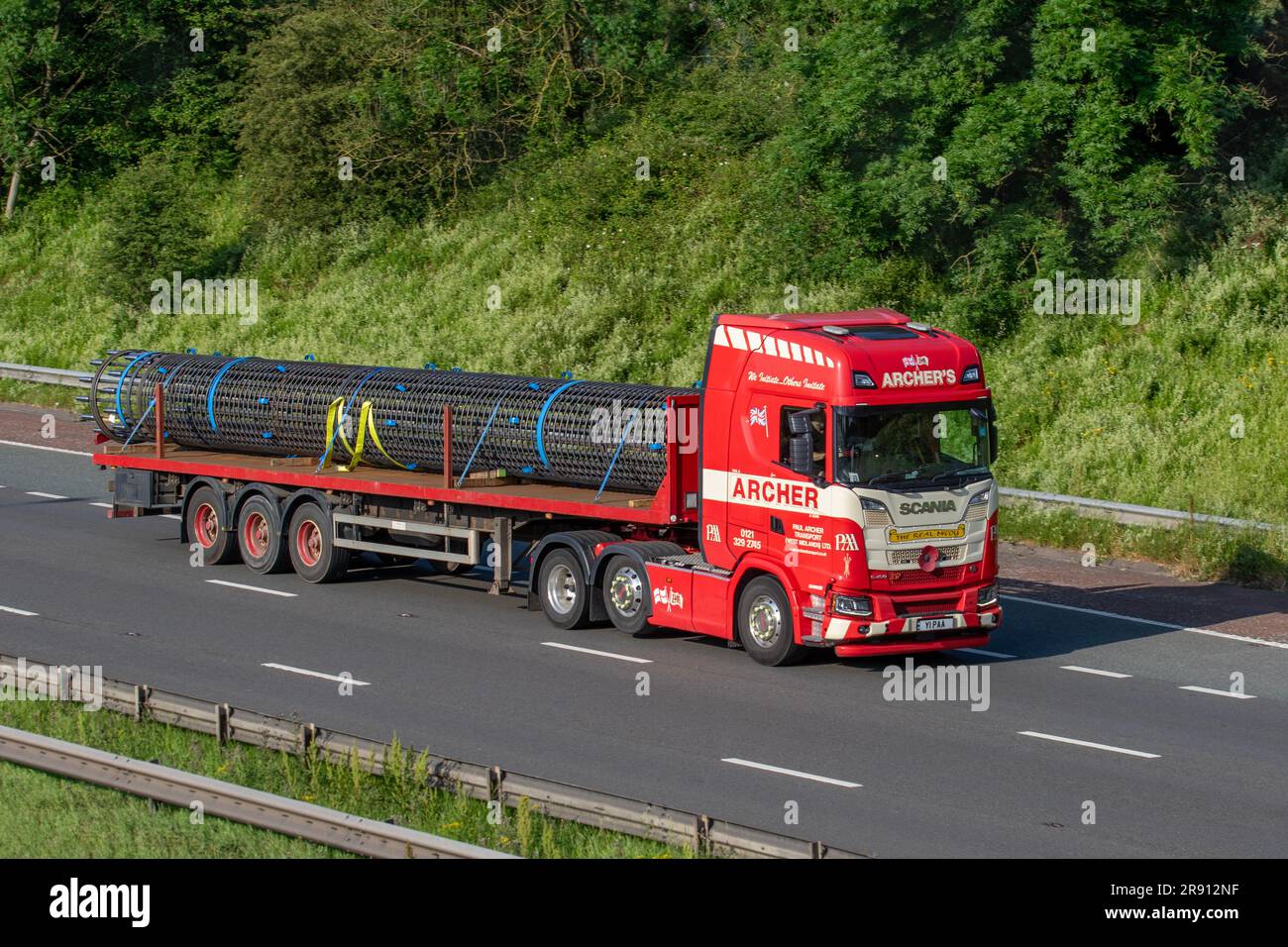 ARCHERS Transport Limited, Haulage lorry & trailer. Steel-reinforced ...