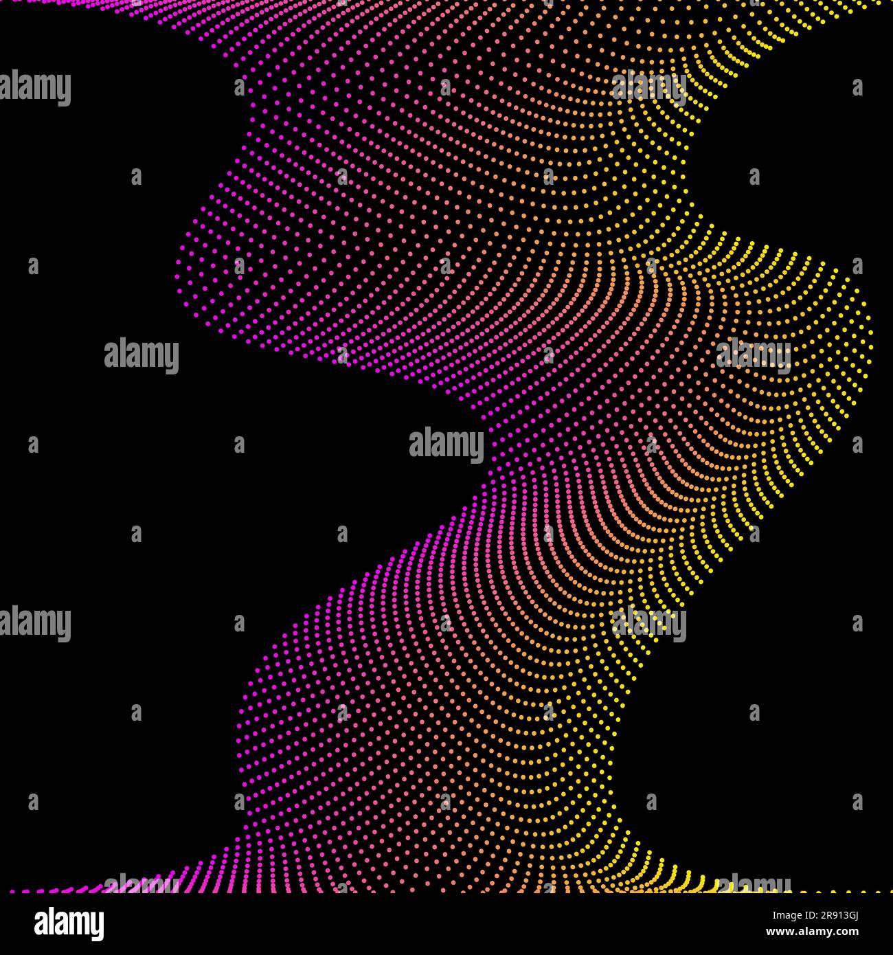 Abstract Polygonal Space Low Poly Dark Background With Connecting Dots
