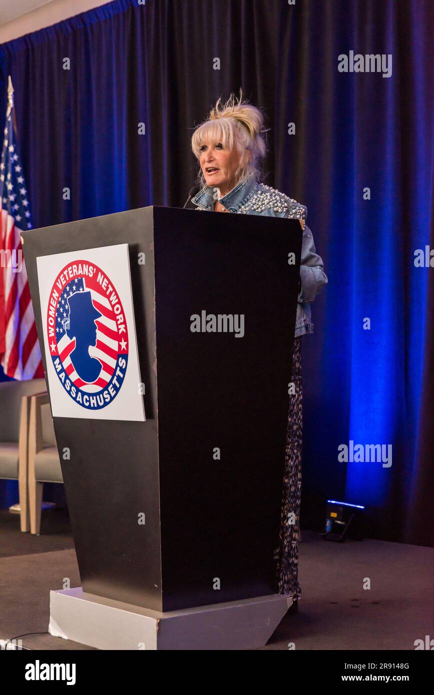 Guest speaker Susan Wornick, at the 15th Annual Women Veterans ...