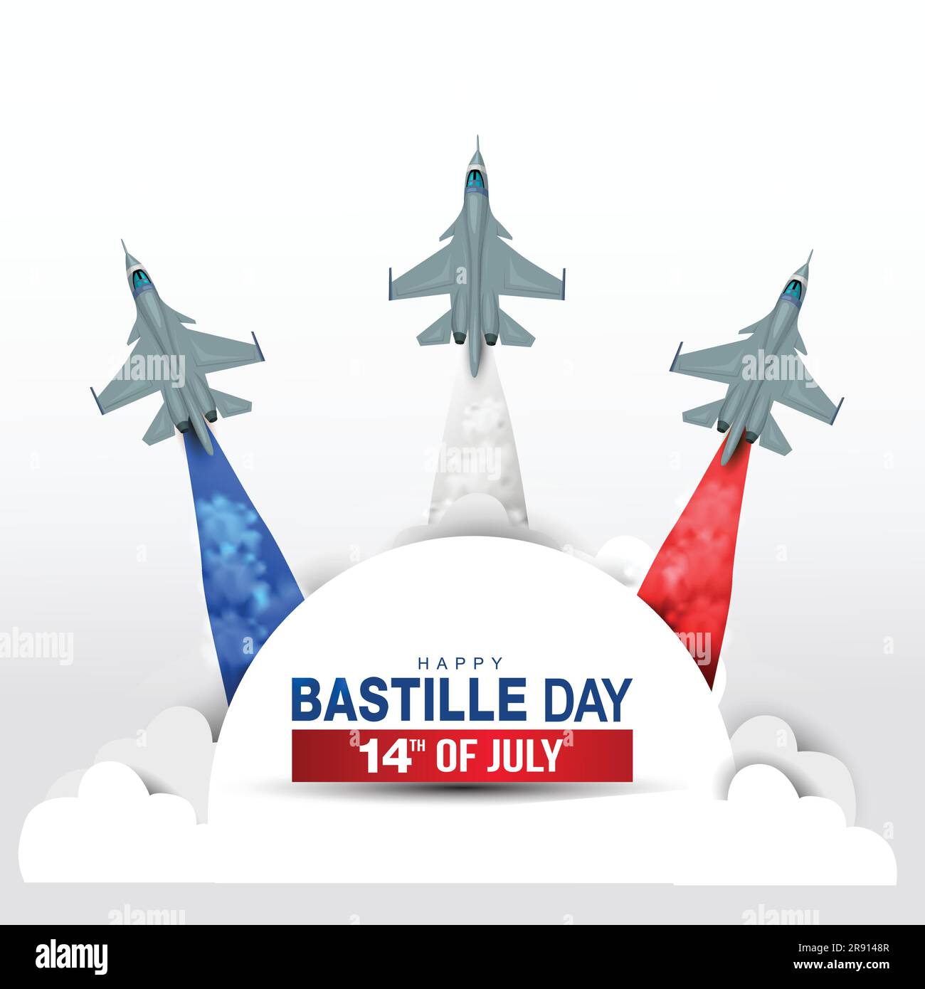 Bastille day card Stock Vector Images - Alamy