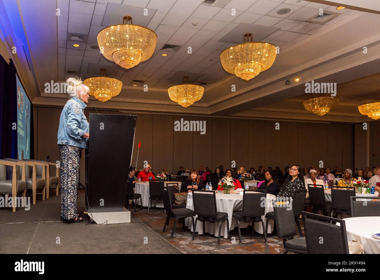 Guest speaker Susan Wornick, at the 15th Annual Women Veterans ...