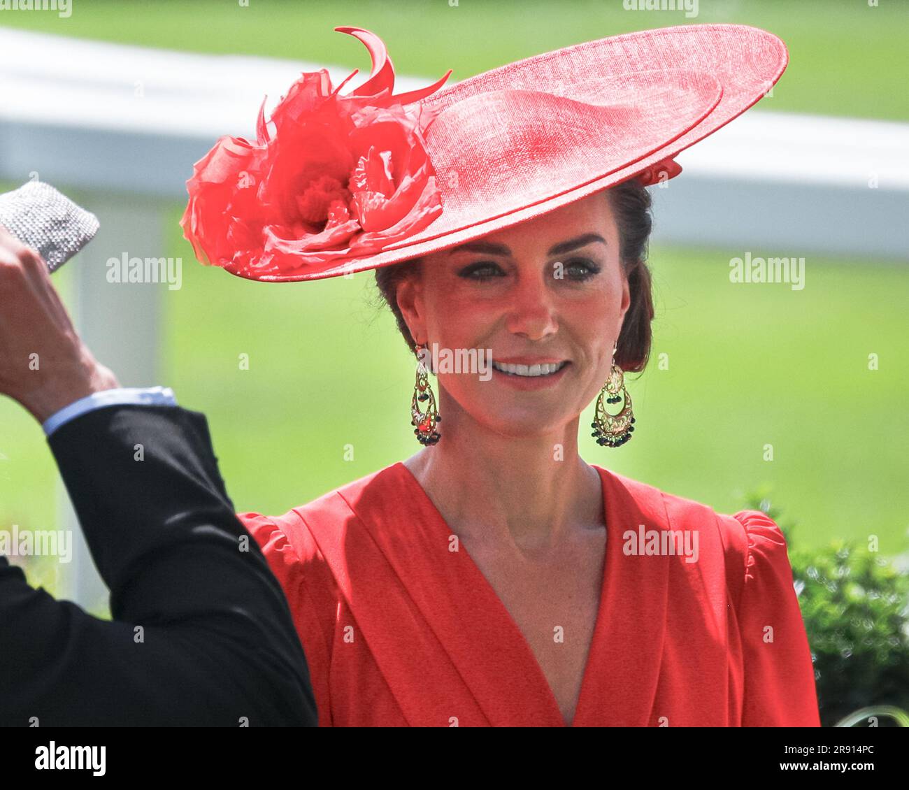 Ascot, Berkshire, UK. 23rd June, 2023. Catherine, the Princess of Wales ...