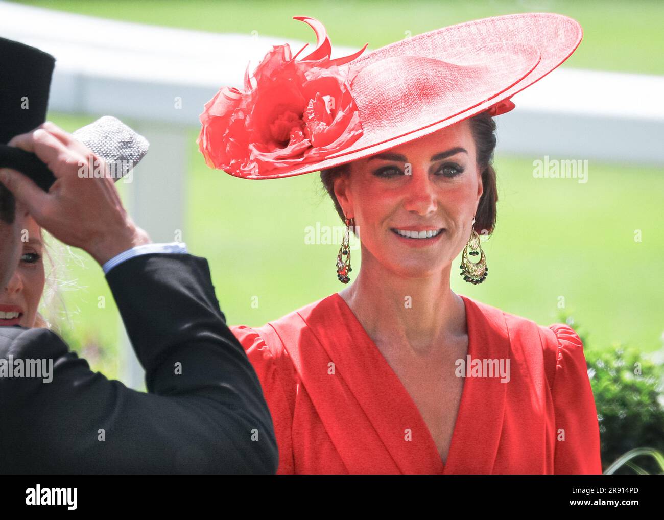 Ascot, Berkshire, UK. 23rd June, 2023. Catherine, the Princess of Wales ...