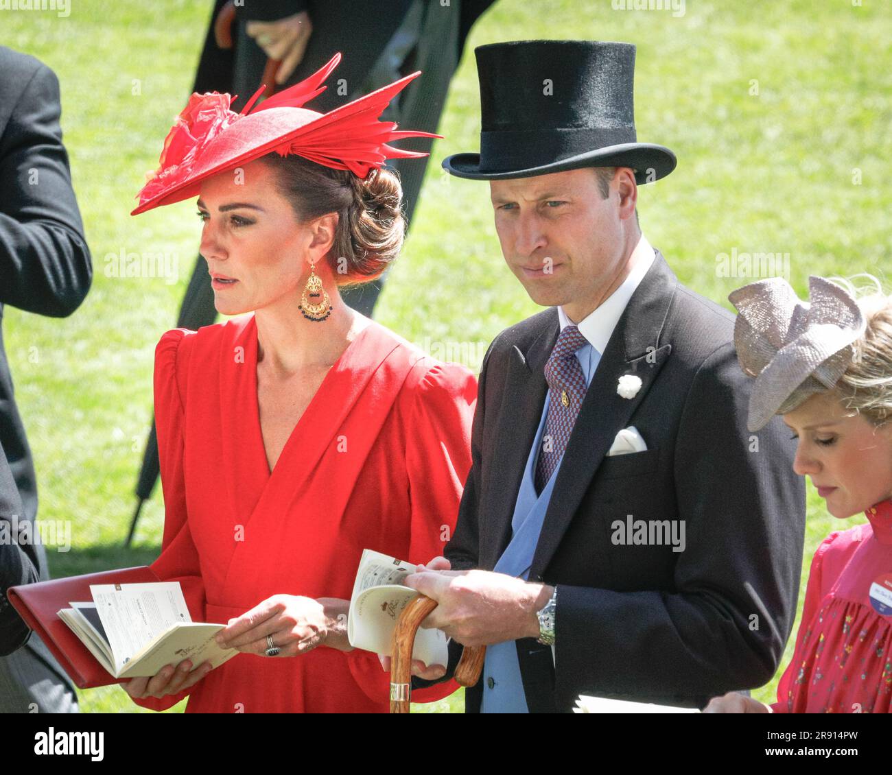 Ascot, Berkshire, UK. 23rd June, 2023. William, the Prince of Wales and ...