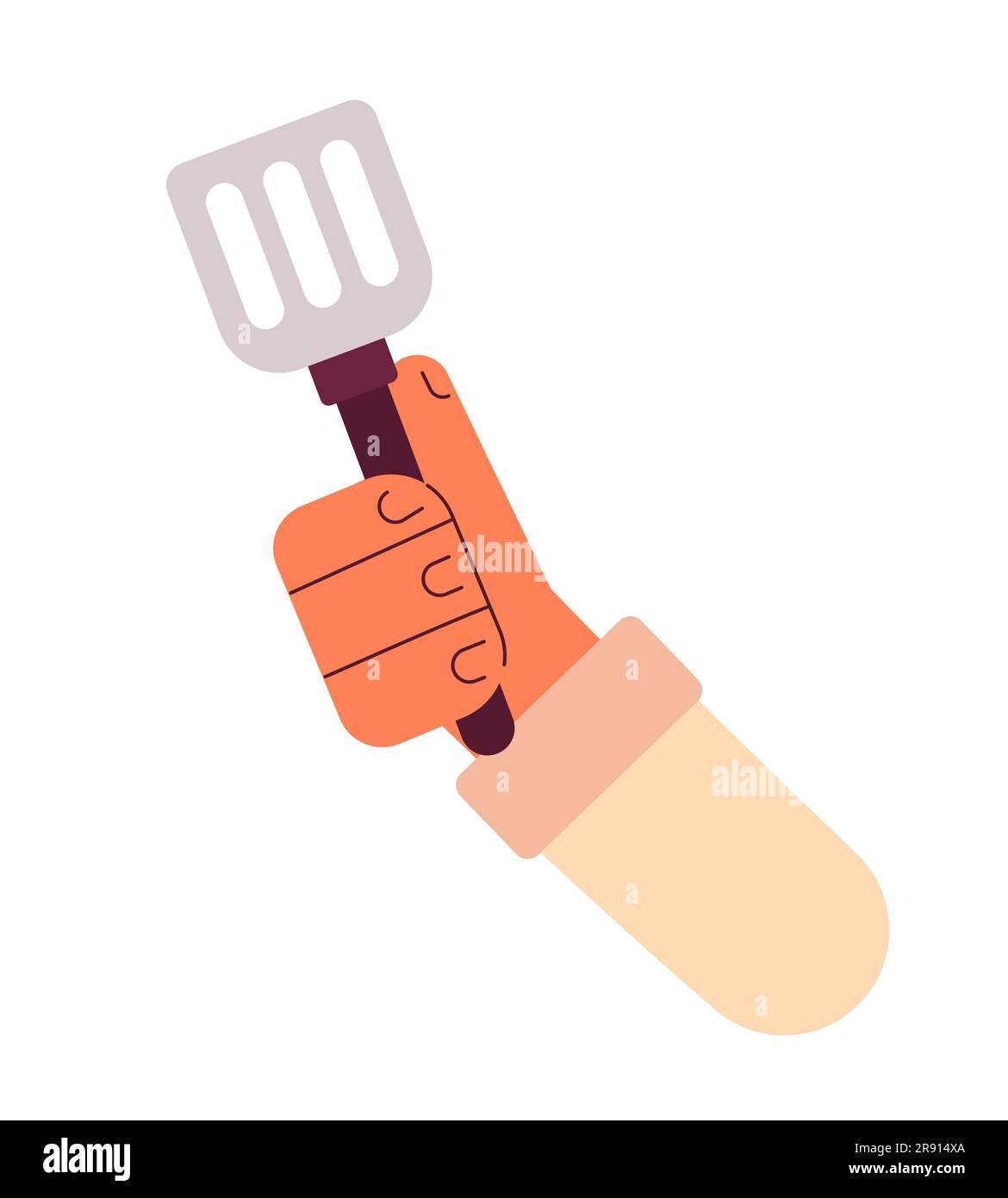 Spatula kitchen tool colorful Stock Vector Images - Alamy