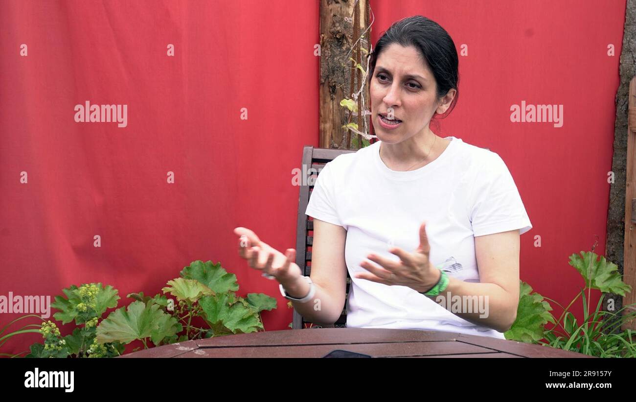 Screen grab taken from PA video of Nazanin Zaghari-Ratcliffe at the ...