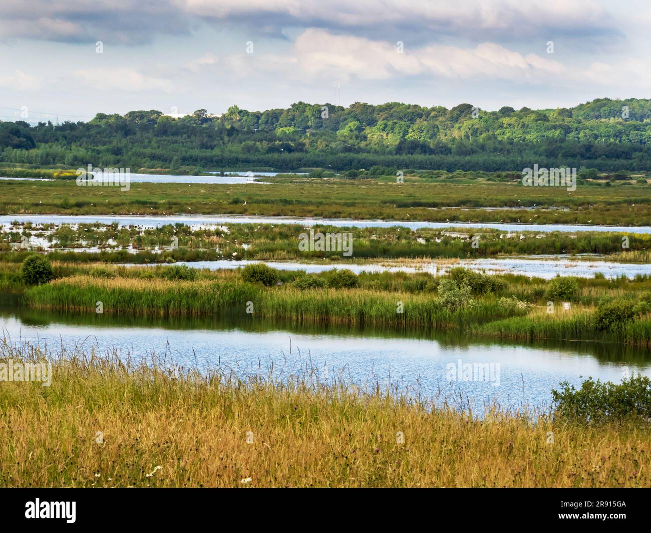 St Aidens nature reserve near Swillington, Yorkshire, UK, which used to ...