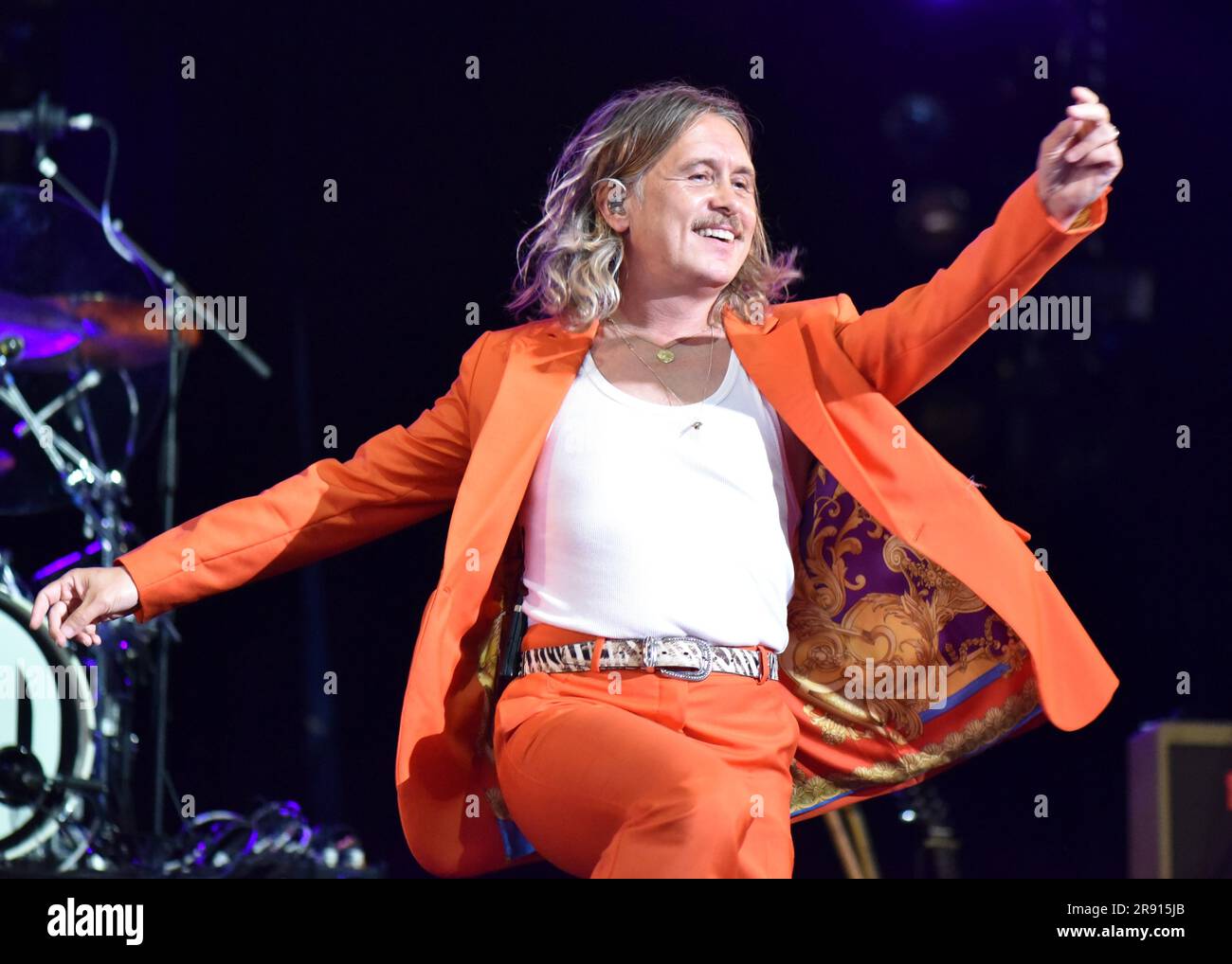 Mark Owen Take That Live - Isle of Wight festival Stock Photo - Alamy