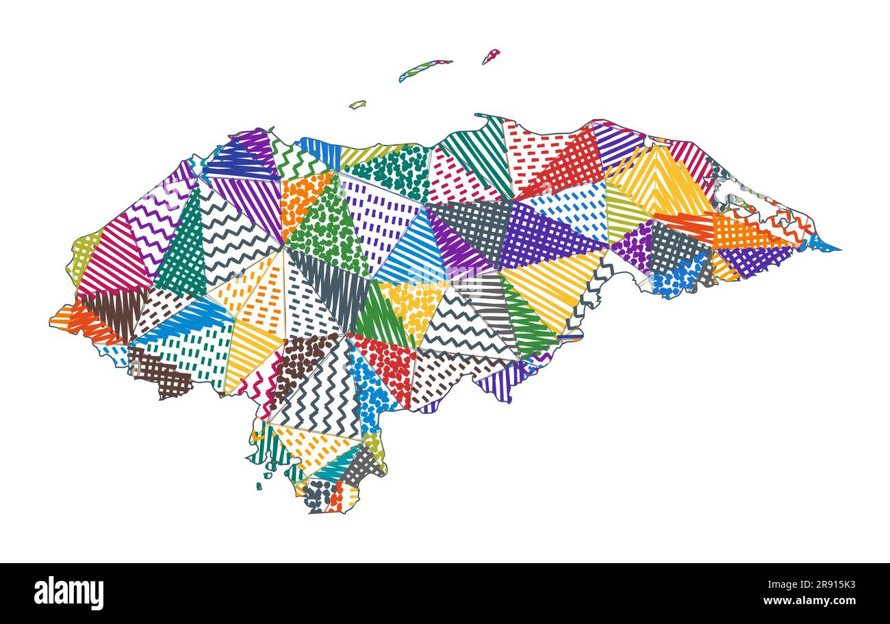Map of honduras hi-res stock photography and images - Alamy