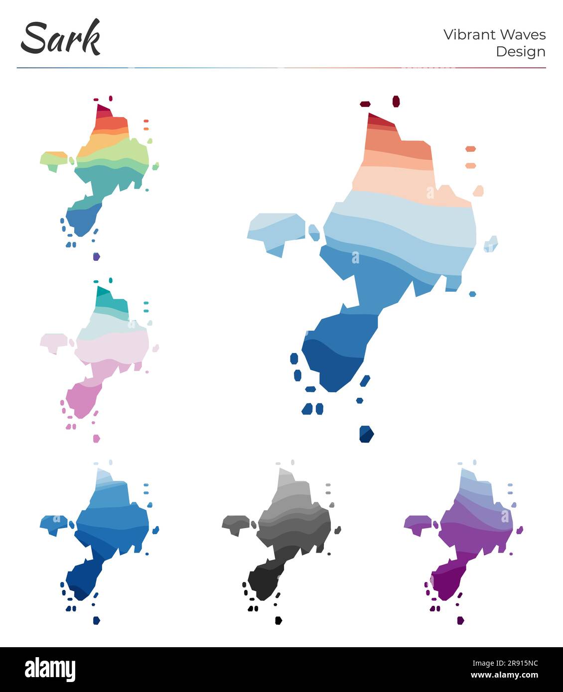 Sark map hi-res stock photography and images - Alamy