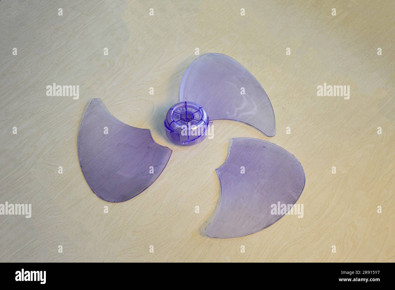 The fan blade is broken, the impeller is damaged Stock Photo - Alamy