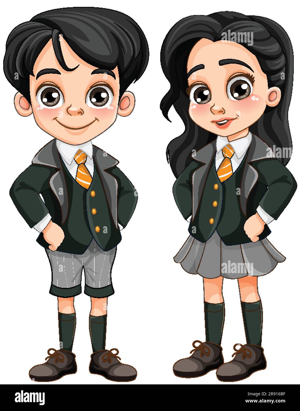 Boy And Girl Student Clipart