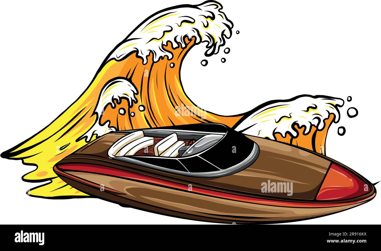 Black water boat Cut Out Stock Images & Pictures - Alamy