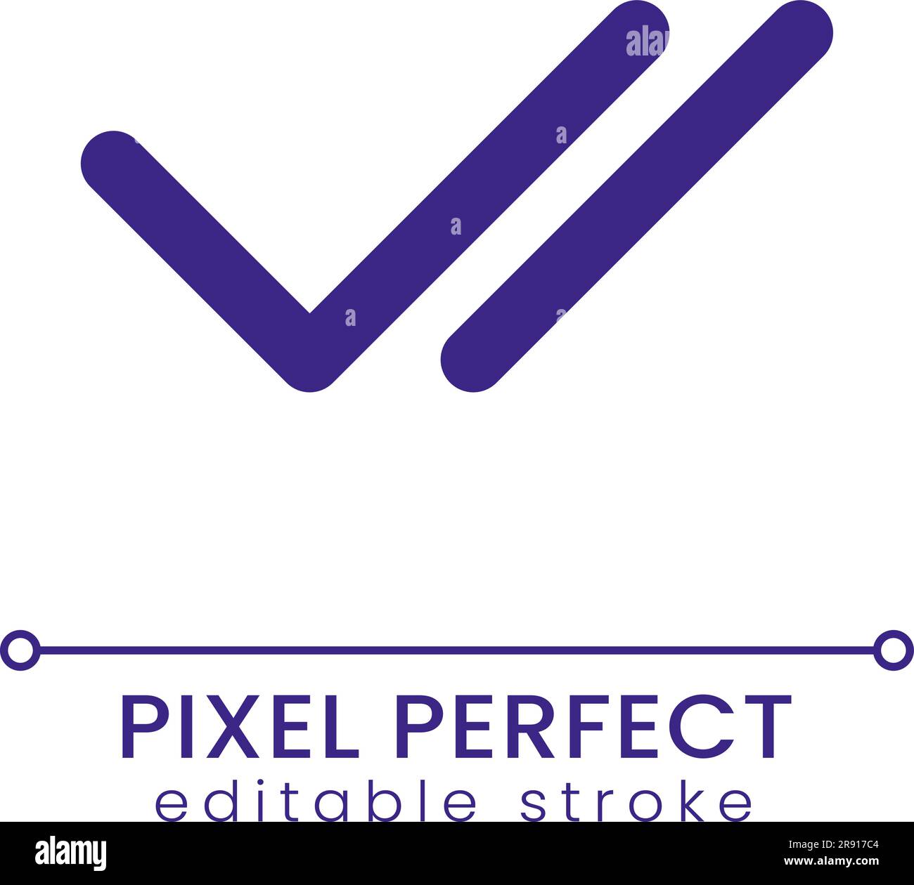 Double checkmark pixel perfect RGB color ui icon Stock Vector Image ... Double checkmark pixel perfect RGB color ui icon Stock Vector Image ...