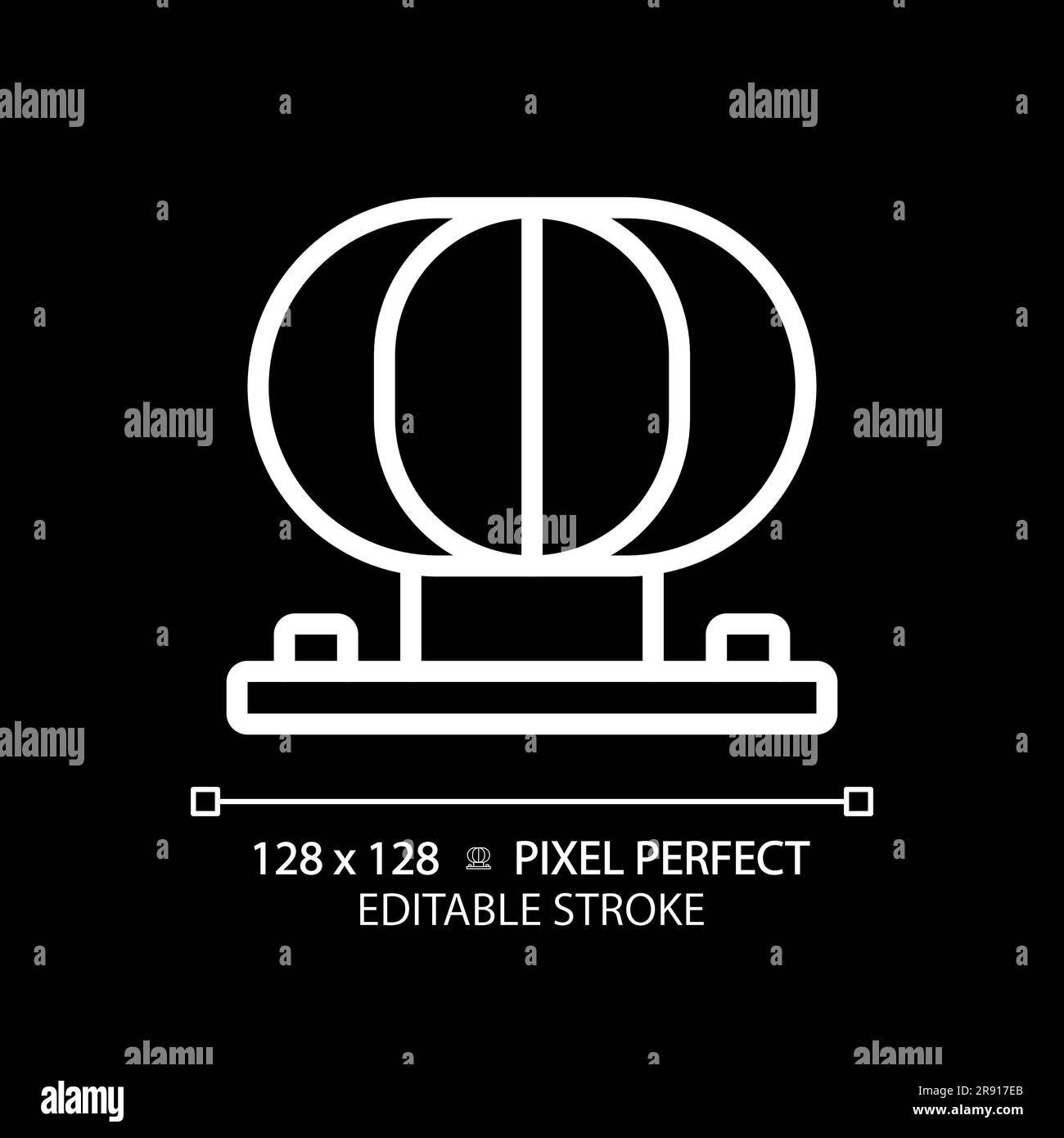 Roof vent white linear icon for dark theme Stock Vector Image & Art - Alamy