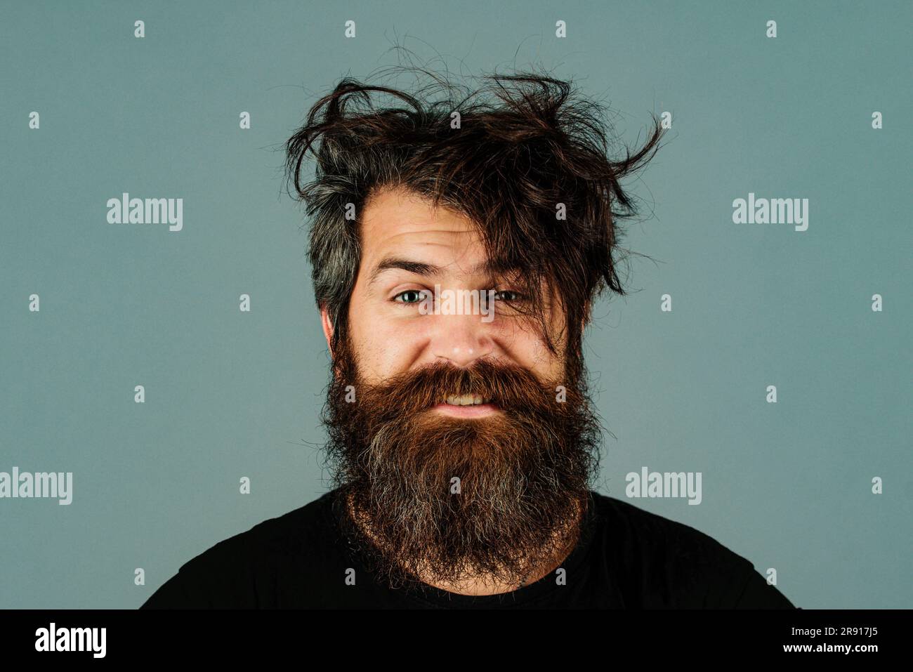 Good morning, happy funny man, smile face. Handsome smiling young guy ...