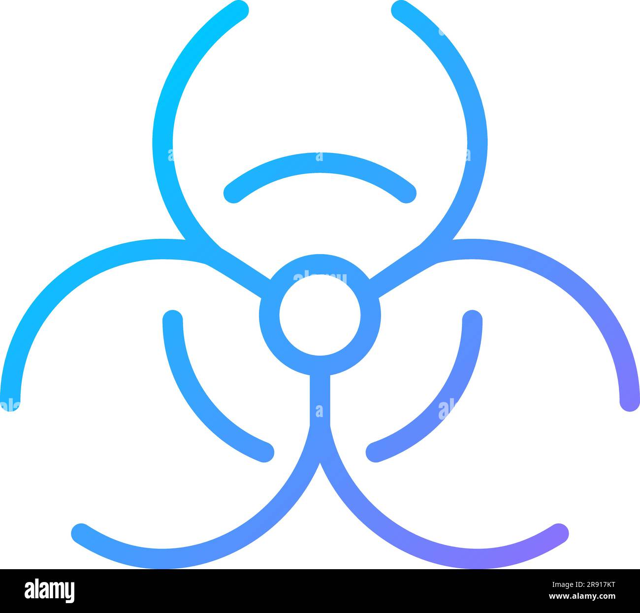 Biohazard pixel perfect gradient linear vector icon Stock Vector Image & Art - Alamy