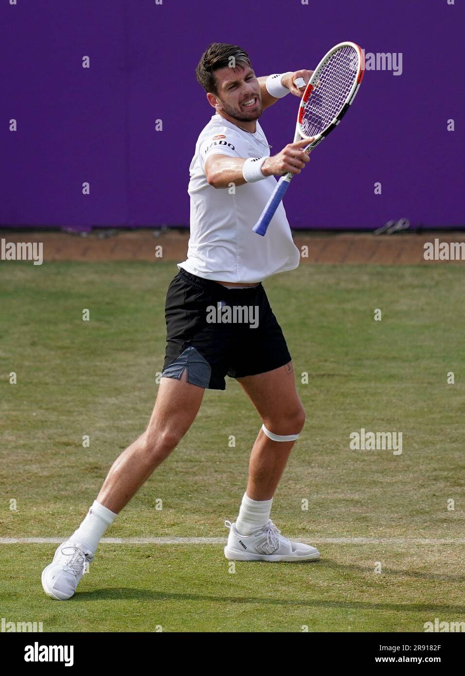 Cameron Norrie celebrates against Sebastian Korda in the mens singles ...