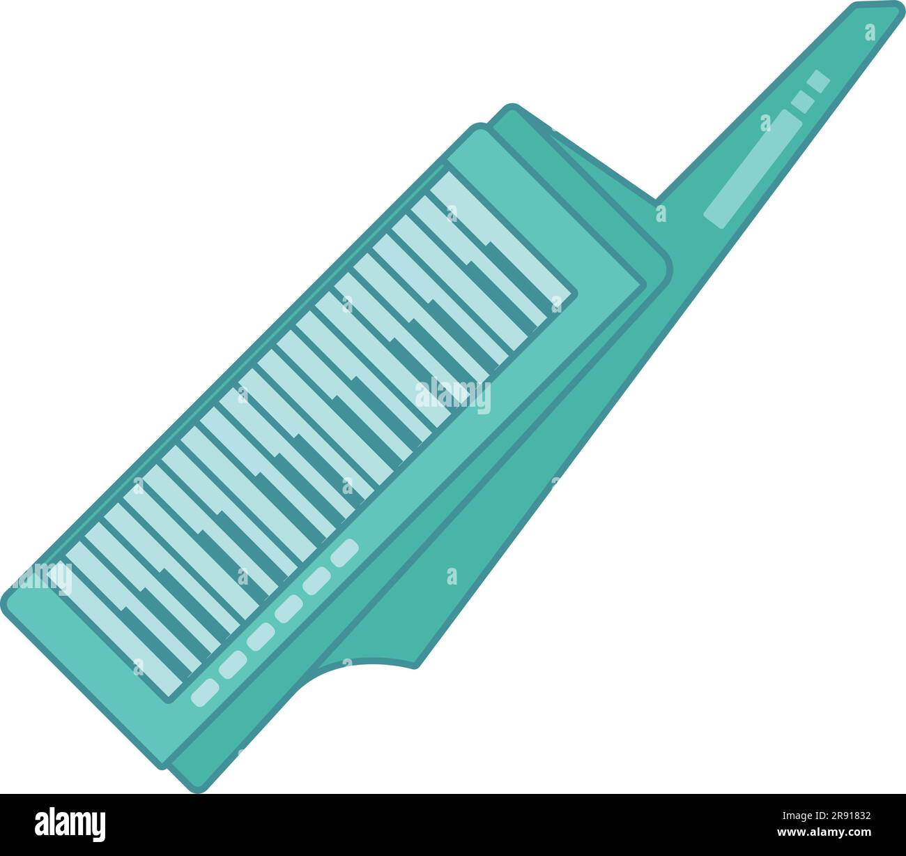 Isolated colored keyboard musical instrument icon Vector Stock Vector ...