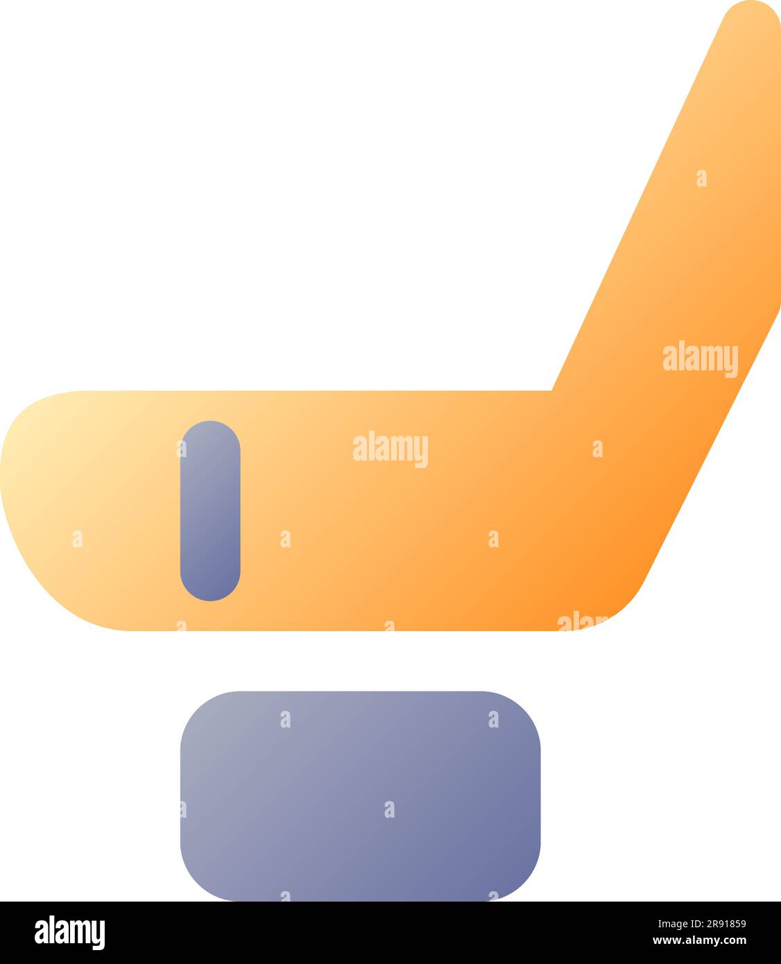 Hockey tournament pixel perfect flat gradient color ui icon Stock ...