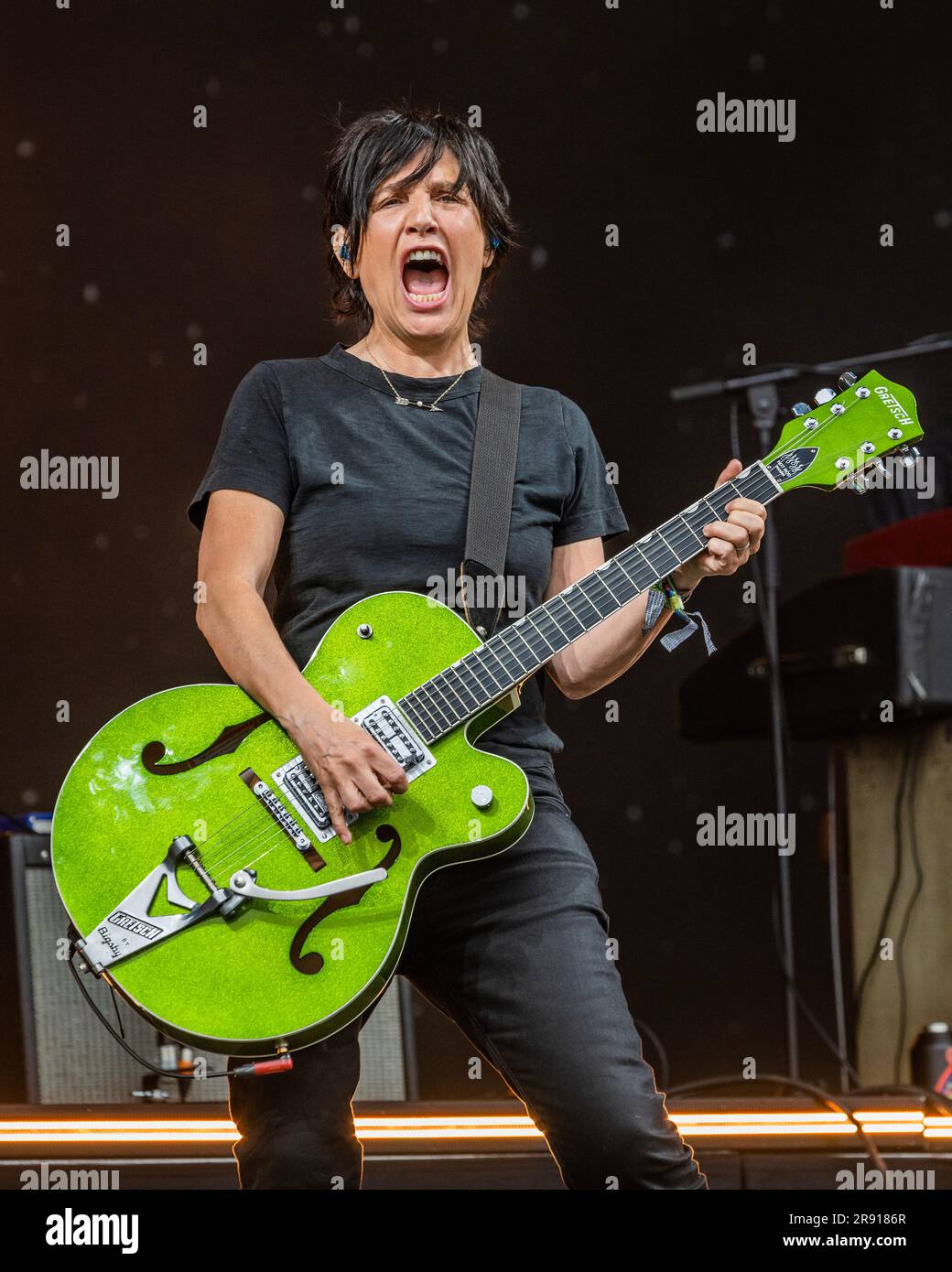 Glastonbury, UK. 23rd June, 2023. Texas and lead singer Sharleen ...