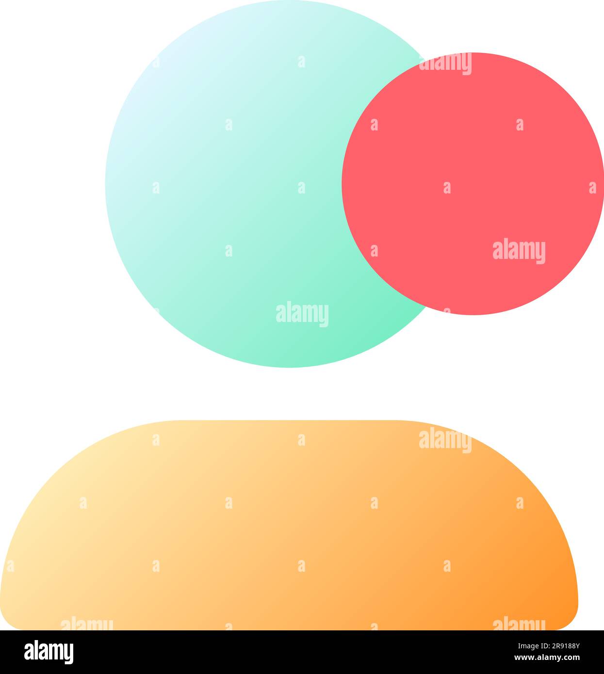 Notification from personal page pixel perfect flat gradient color ui icon Stock Vector Image ...