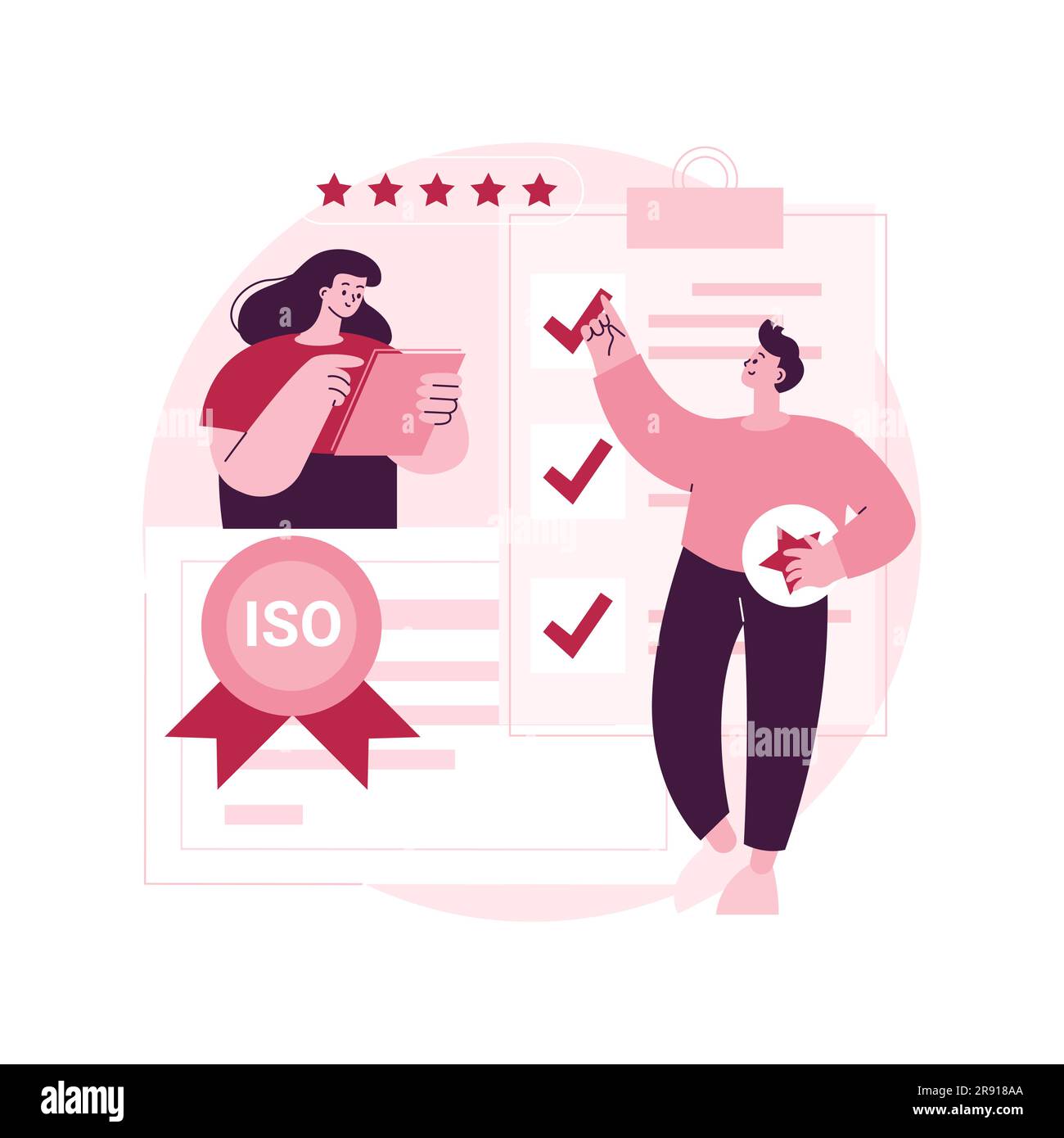 High quality sign abstract concept vector illustration. Quality control ...