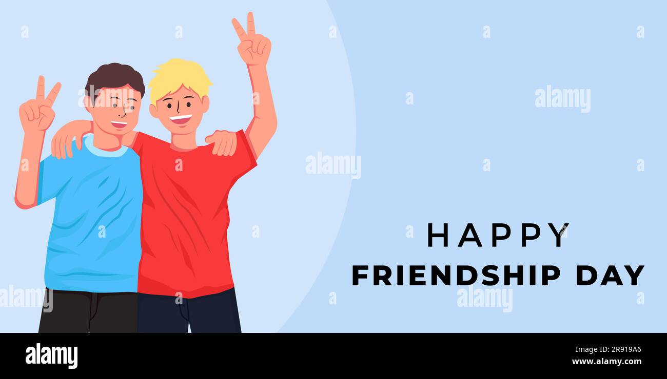 Friendship bonding Stock Vector Images - Alamy