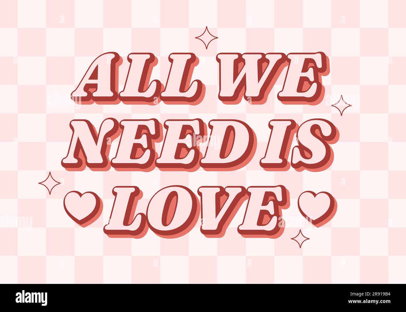 We love vintage Stock Vector Images - Alamy