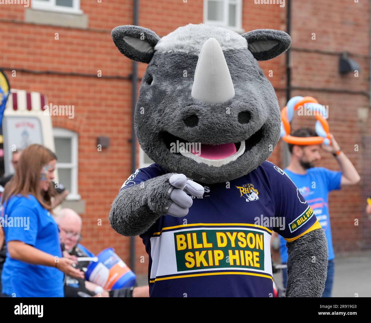Mascot ronnie rhino hi-res stock photography and images - Alamy