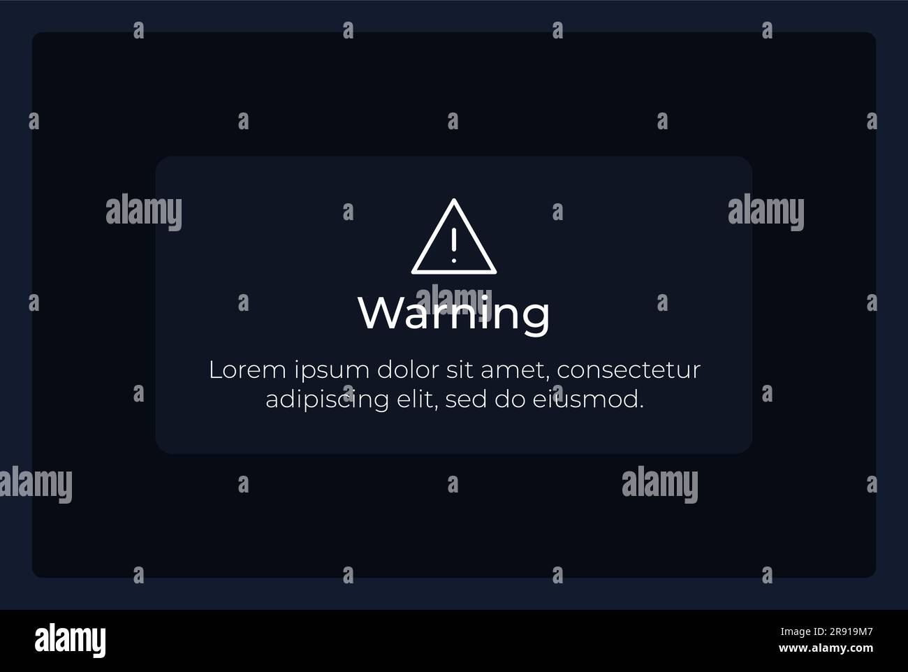 Warning message UI element template Stock Vector Image & Art - Alamy Warning message UI element template Stock Vector Image & Art - Alamy