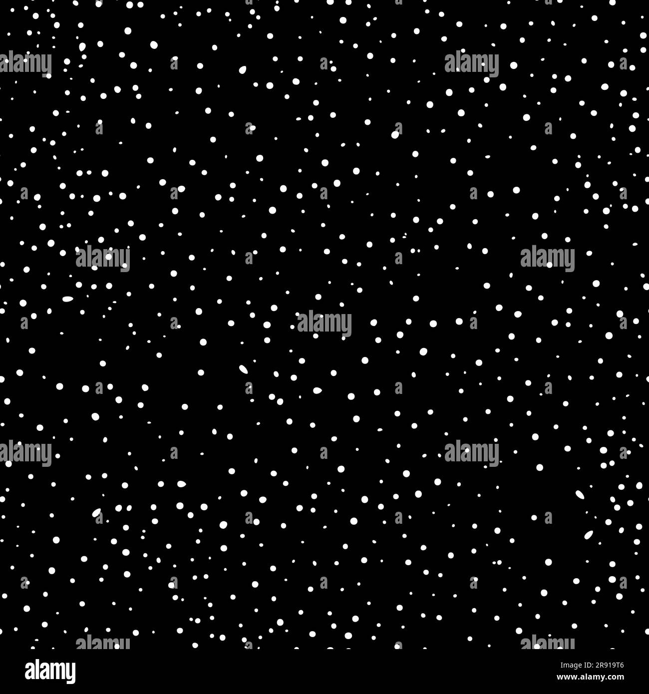 Seamless abstract polka dot pattern. White hand-drawn drip points on ...