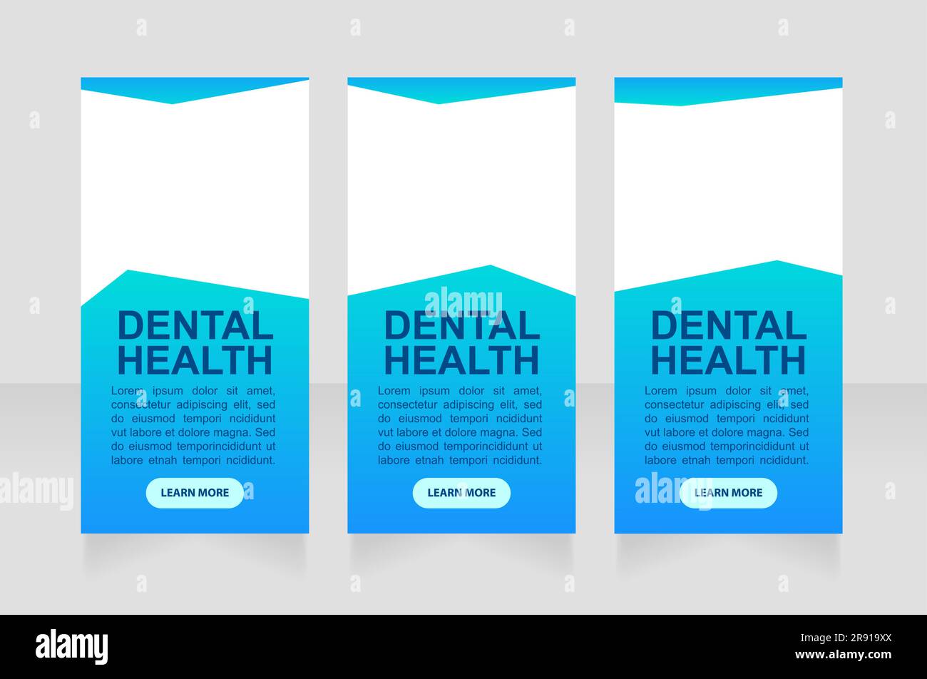 Implant dentistry courses web banner design template Stock Vector Image ...
