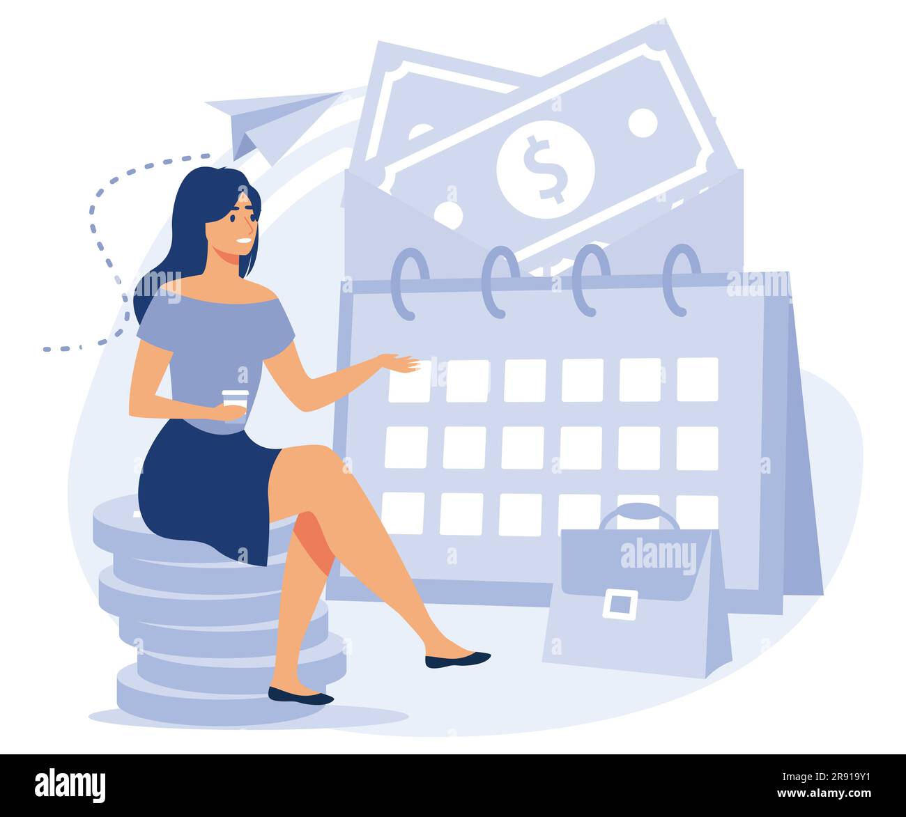 Financial services concept, Bank account, credit rating, paycheck cash ...