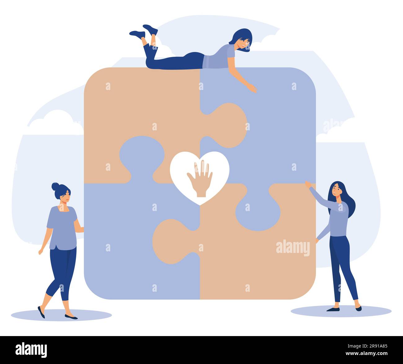 Social abilities concept, Honour and high moral principles, human relations, personal ...