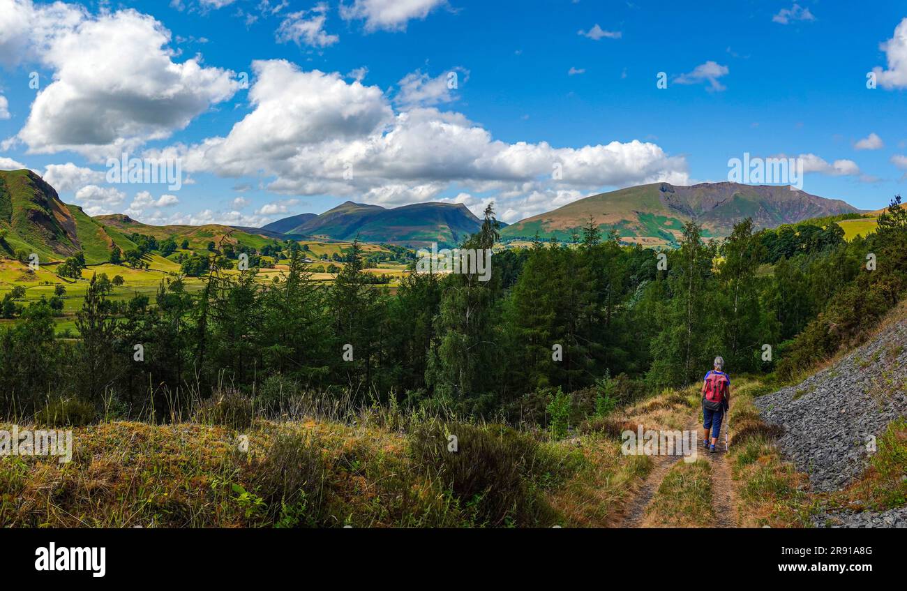 The English Lake District, Cumbria, in June, summer weather Stock Photo ...