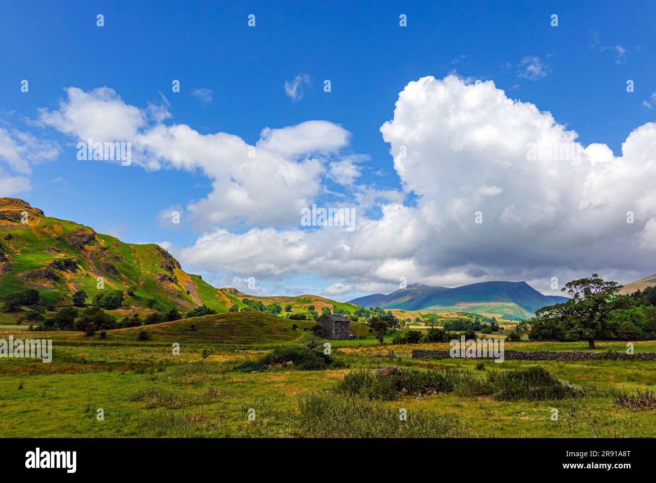 The English Lake District, Cumbria, in June, summer weather Stock Photo ...
