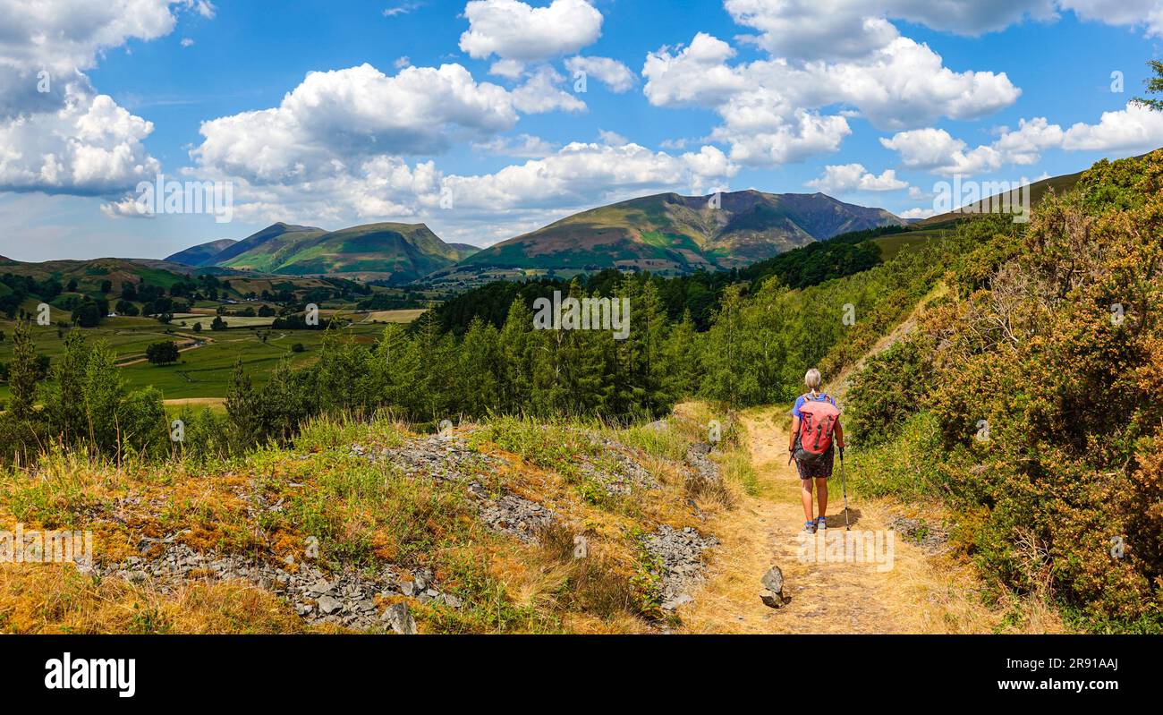 The English Lake District, Cumbria, in June, summer weather Stock Photo ...